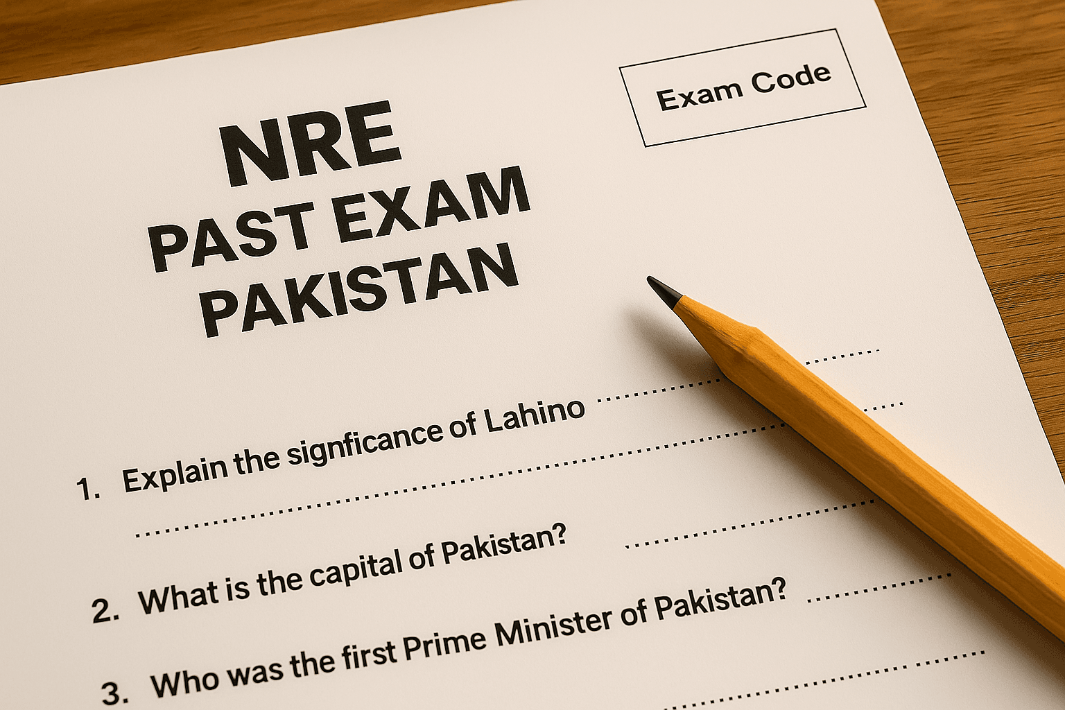 NRE Past Papers - NRE PREPARATION